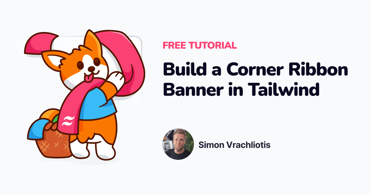 Flexible Ribbon Banner with Tailwind CSS Tutorial